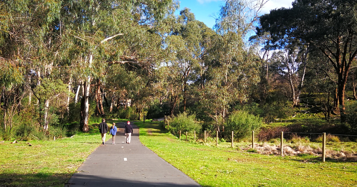 Diamond Creek to Wattle Glen, Diamond Creek Trail - Walking Maps