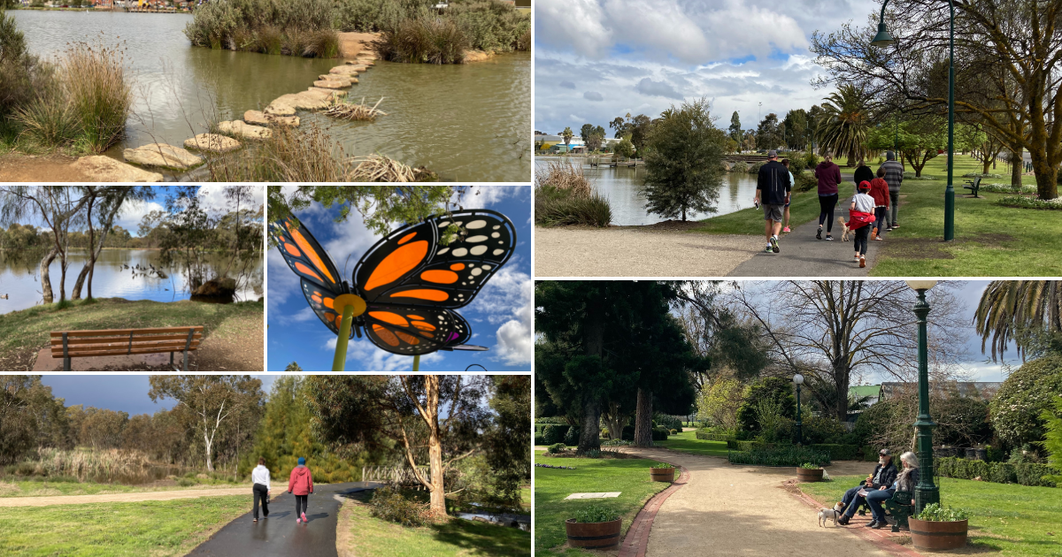 Bendigo lakes walk (Eaglehawk) - Walking Maps