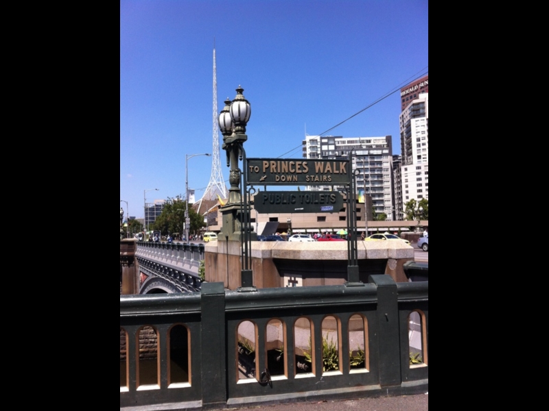 Princes Bridge Yarra River loop - Walking Maps