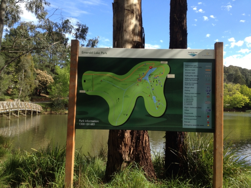 Wright Road - Emerald Lake Park (Emerald - Cockatoo track) - Walking Maps