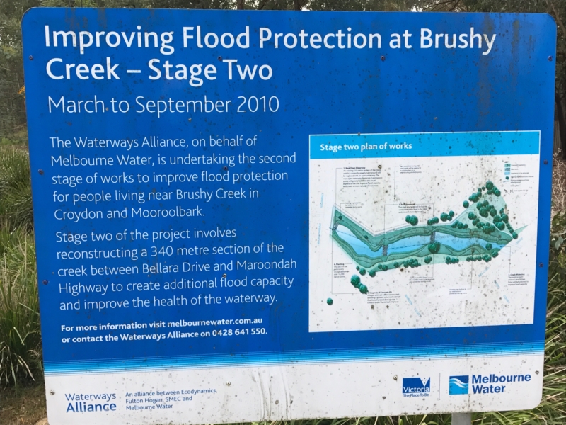 Brushy Creek in Croydon - Walking Maps