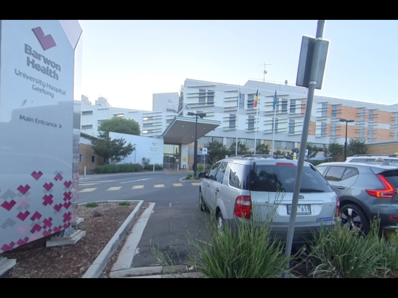 Lap of the University Hospital Geelong (UHG) - Walking Maps