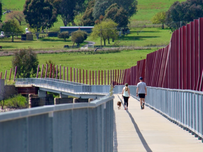 Sandy Creek bridge walk (eastern approach) - Walking Maps