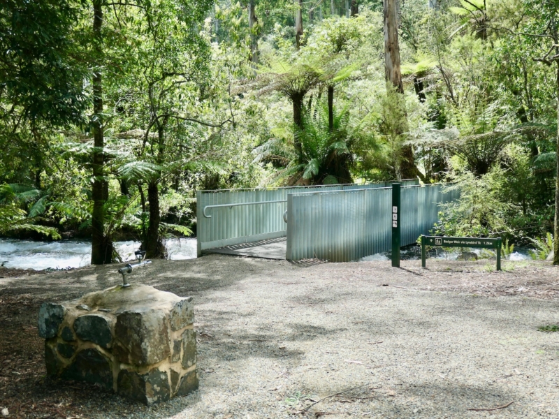 Coranderrk Weir loop walk - Walking Maps