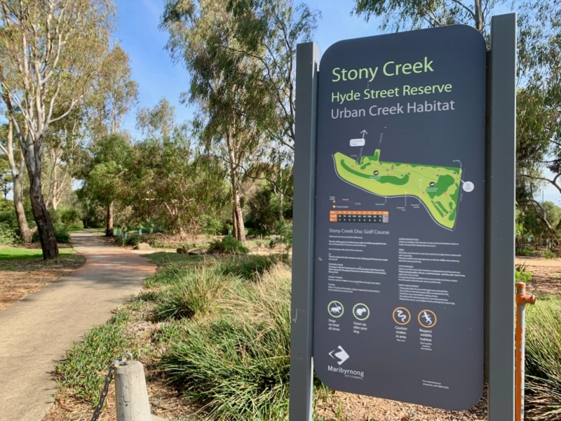 Stony Creek Backwash & Hyde Street Reserve Walk - Walking Maps